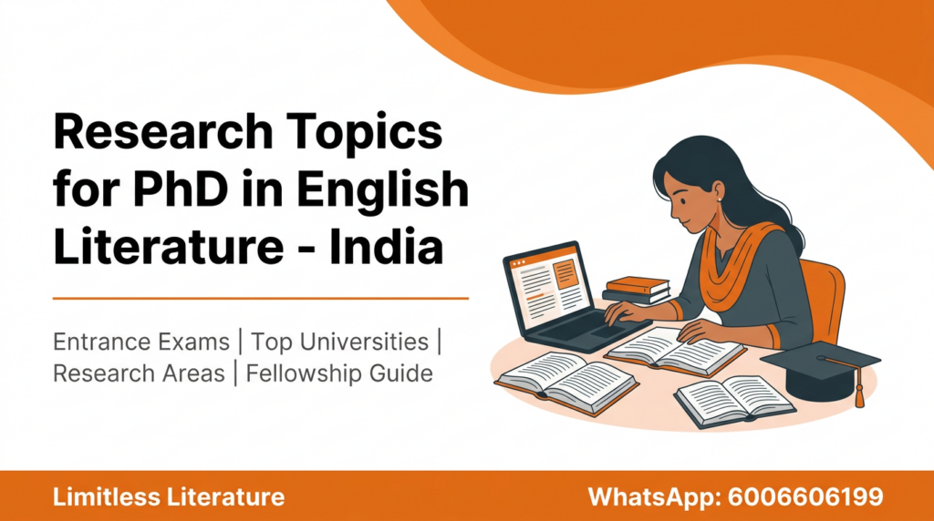 PhD in English Literature in India: Research Topics, Top Universities ...
